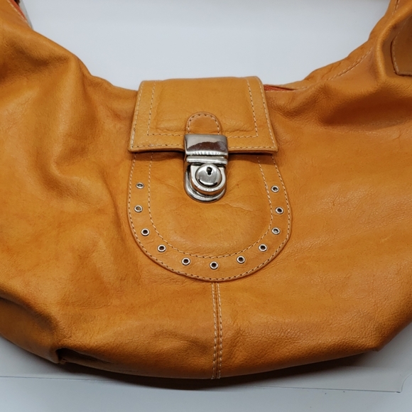 Vera Pelle | Bags | Avorio Vera Pelle Italian Rust Leather Hobo | Poshmark
